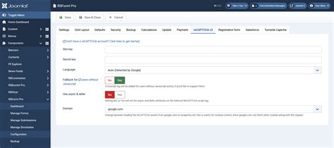 No CAPTCHA ReCAPTCHA Plugin