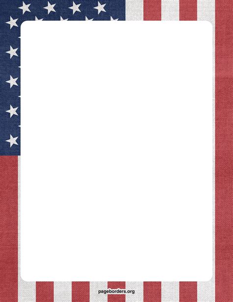 Clip Art Borders Borders For Paper American Flag Clip Art