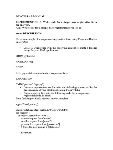 Devops Lab Manual Programs Pdf Version Control Selenium Software