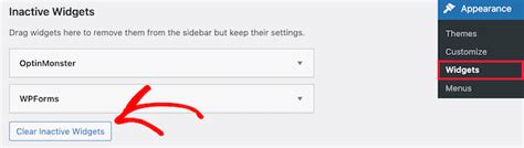 How To Remove Inactive Widgets In Wordpress Step By Step