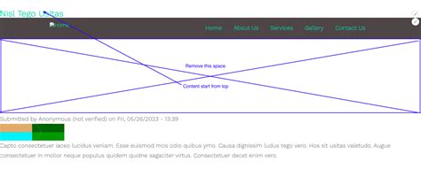 In Admin Page Content Is Start From Top And Remove Extra Space Drupal Org