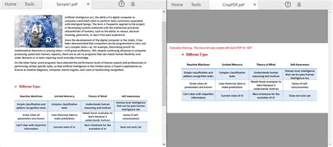 c crop pages in pdf