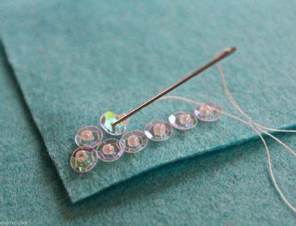 Что можно сделать из пайеток — 5 супер идей | Bead sewing, Beaded ...