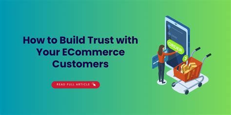 How To Build Trust With Your E Commerce Customers