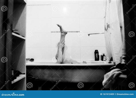 Unusual Process Of Shaving Legs Stock Image Image Of People Unusual
