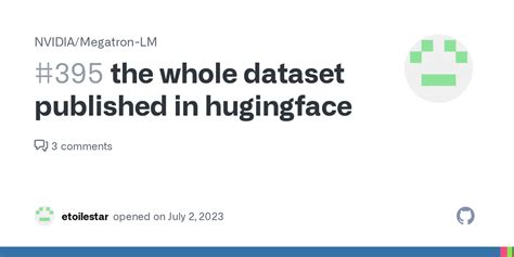 The Whole Dataset Published In Hugingface · Issue 395 · Nvidia
