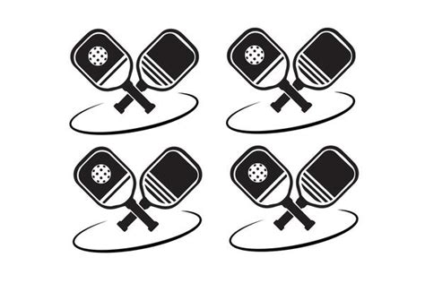 Pickleball Racket Vector Art Icons And Graphics For Free Download