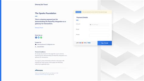 Github Dheeraj Tiwari Payements Gateway Integration Sparks Foundation