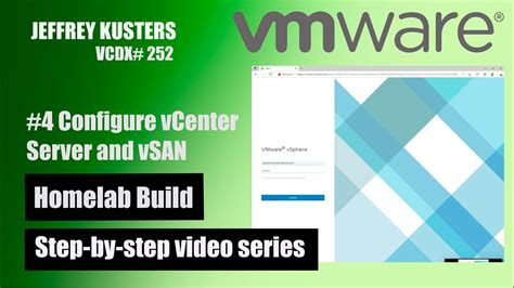 How To Build A Vmware Homelab Step By Step Tutorial 4 Configure Vcenter Server And Vsan