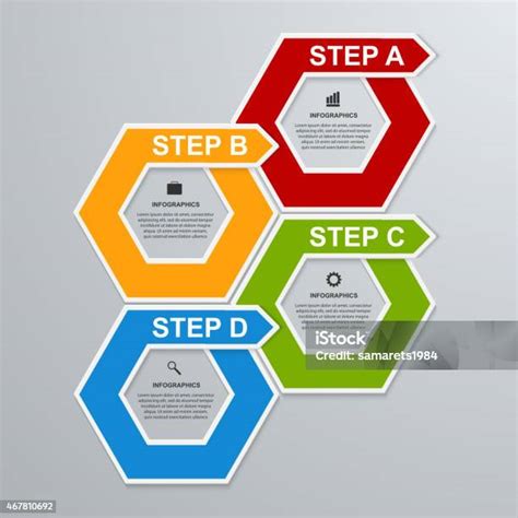 추상적임 3d 육각형 비즈니스 옵션 인포그래픽 형판 3차원 형태에 대한 스톡 벡터 아트 및 기타 이미지 3차원 형태 아이콘 세트 육각형 Istock