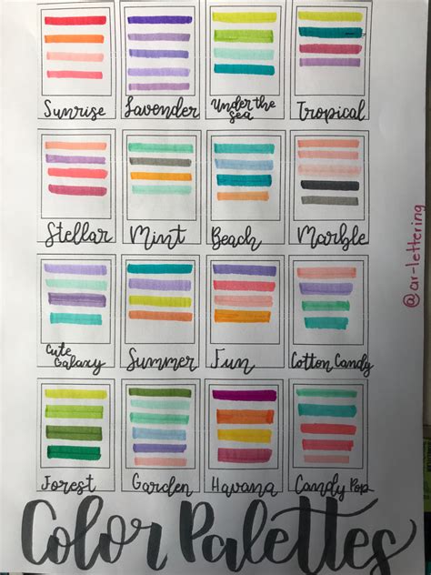 Best Color Combinations For Notes