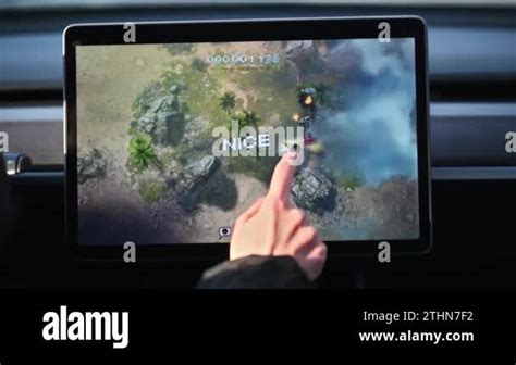 chisinau moldova march 2023 view of a woman playing a game using