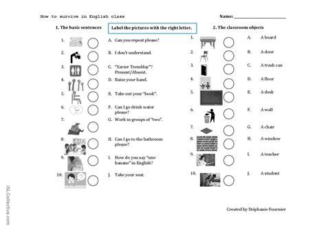How To Survive In English Class English Esl Worksheets Pdf And Doc