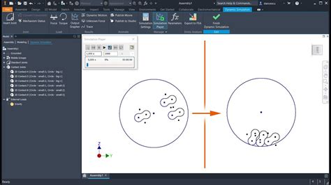 Tutorial Inventor 191 Dynamic Simulation On Sketches Youtube