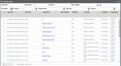 Executing Workflows For Columns