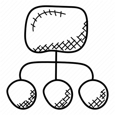Hierarchy Network Structure Networking Organizational Chart Workflow Icon Download On