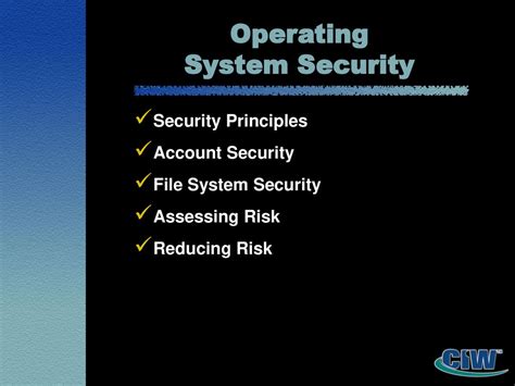Operating System Security Ppt Download