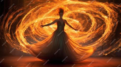Premium Photo Dance Of Flames A Fiery Ballet In Digital Art Dance Of