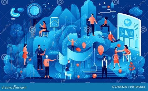 Generative Ai Data Analysis And Digitization Stock Illustration Illustration Of Statistics