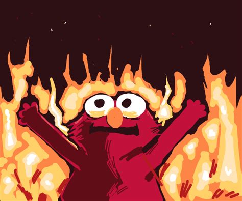 Yellmo And Elmo Meets In Hellmo Drawception