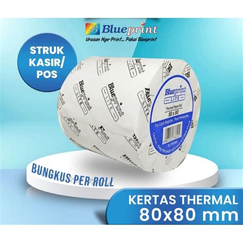 เครื่องพิมพ์ความร้อนพิมพ์สีฟ้ากระดาษใบเสร็จแคชเชียร์ 80มิลลิเมตร80มม Shopee Thailand