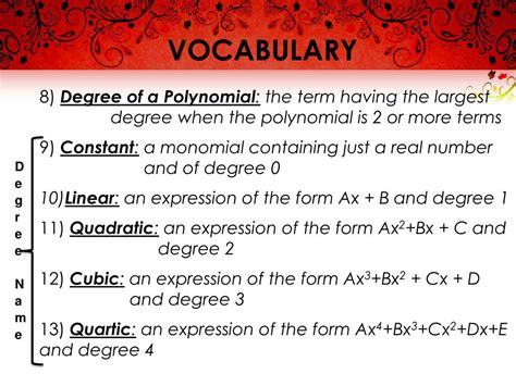 Ppt 53a Adding And Subtracting Polynomials Powerpoint Presentation