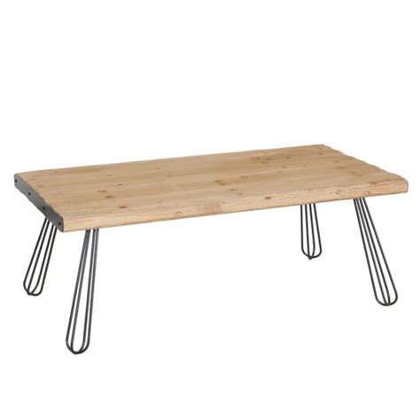 Table Basse Hwc L73 120x60cm Naturel à Prix Carrefour