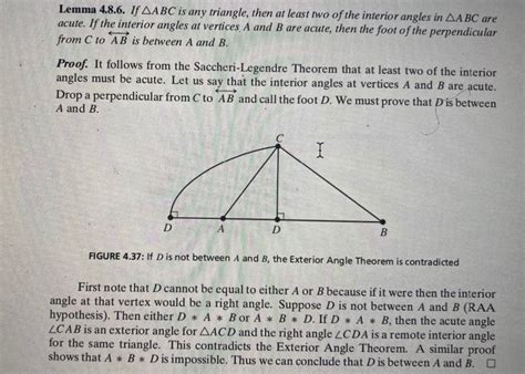 Solved Prove If AABC Is A Triangle And The Foot Of The Chegg