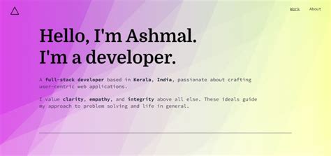 Mohamed Ashmal M On Linkedin Webdevelopment Reactjs Tailwindcss