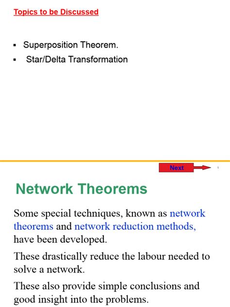 Superposition Theorem Star Delta Transformation Pptx Pdf