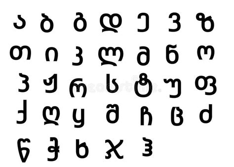 Georgian Alphabet Georgians Contribution To Integrating Georgian