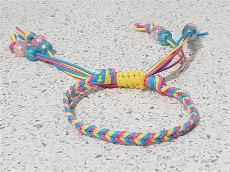 Fishtail Bracelet Fishtail Braid Macrame Bracelet Etsy