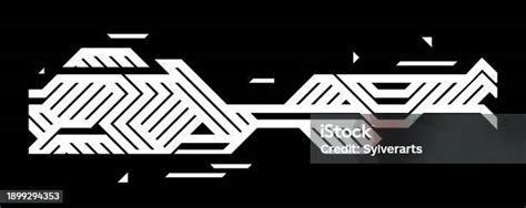 추상적인 벡터 배경 미로는 기하학적 벽지 다이나믹 아트 예술적 패턴 구성 창의적인 미로 추상화처럼 보입니다 개성 개념에 대한