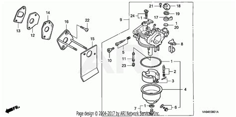 Honda Small Engine Carburetor Diagram