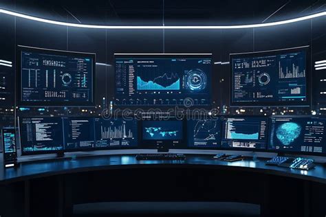 Cybersecurity Operations Center Advanced Monitoring System Stock
