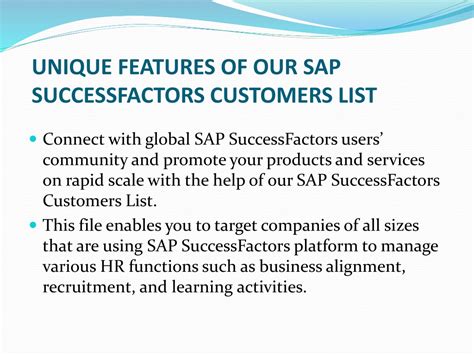 PPT SAP SuccessFactors Users List PowerPoint Presentation Free Download ID