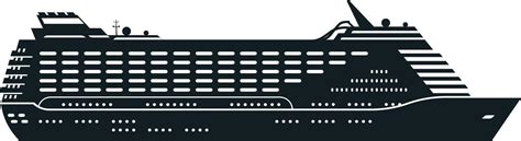 Silhouette Of A Cruise Ship 60 Photos