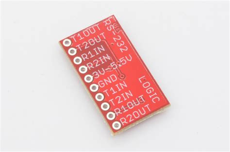 sparkfun rs232 transceiver breakout max3232 bob 11189 bc robotics