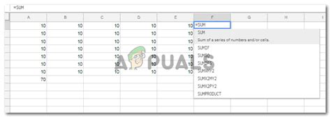 How To Use The SUM Function In Google Sheets