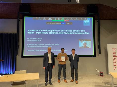 Cam2 Centre For Additive Manufacture Metal On Linkedin Congratulations To Sri Bala Aditya