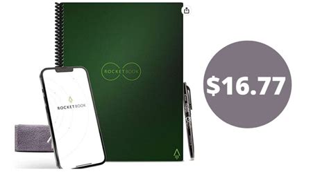 Rocketbook Smart Reusable Notebook For 16 77 Southern Savers