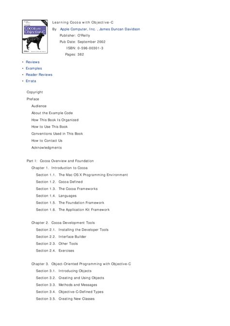 Objective C Cocoa