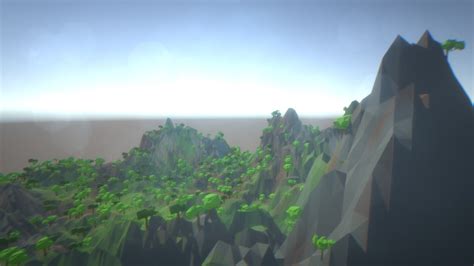dcg lowpoly terrain shader