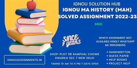Ignou Ma History Mah Solved Assignment 2022 23 Download Mhi Pdf Ignou Solved Assignment