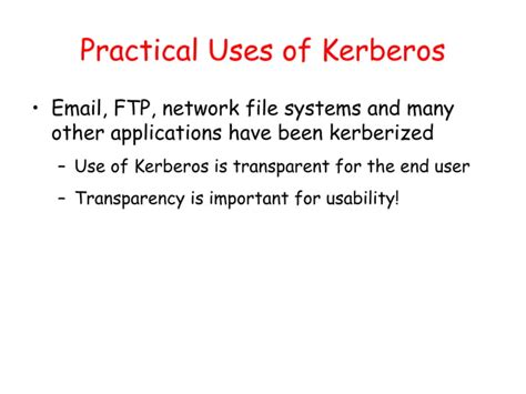 6 Kerberos In Symmetric Key Distribution Pptx