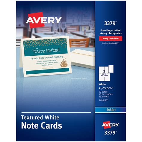 Avery Printable Note Cards Printable Templates