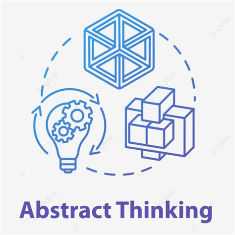 Thinking Concept Vector Png Images Abstract Thinking Concept Icon