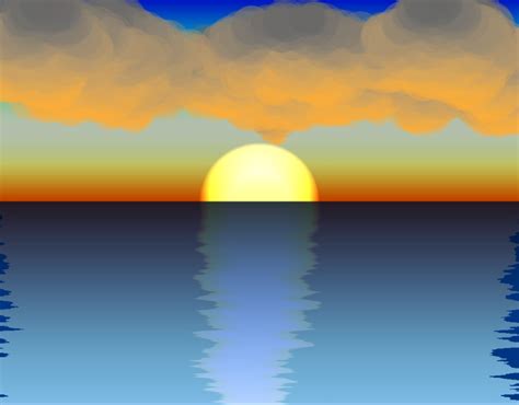 Html网页背景图片代码，唯美日落图片背景素材 17素材网