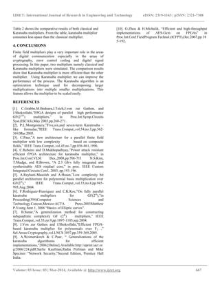 Efficient Implementation Of Bit Parallel Finite Field Multipliers PDF