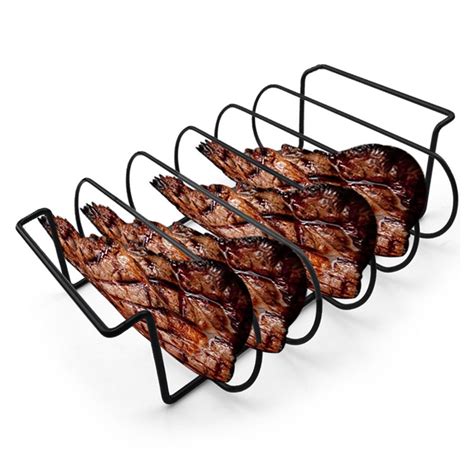 Bbq Roasting Rib Rack Multifunction Non Stick Roas Grandado